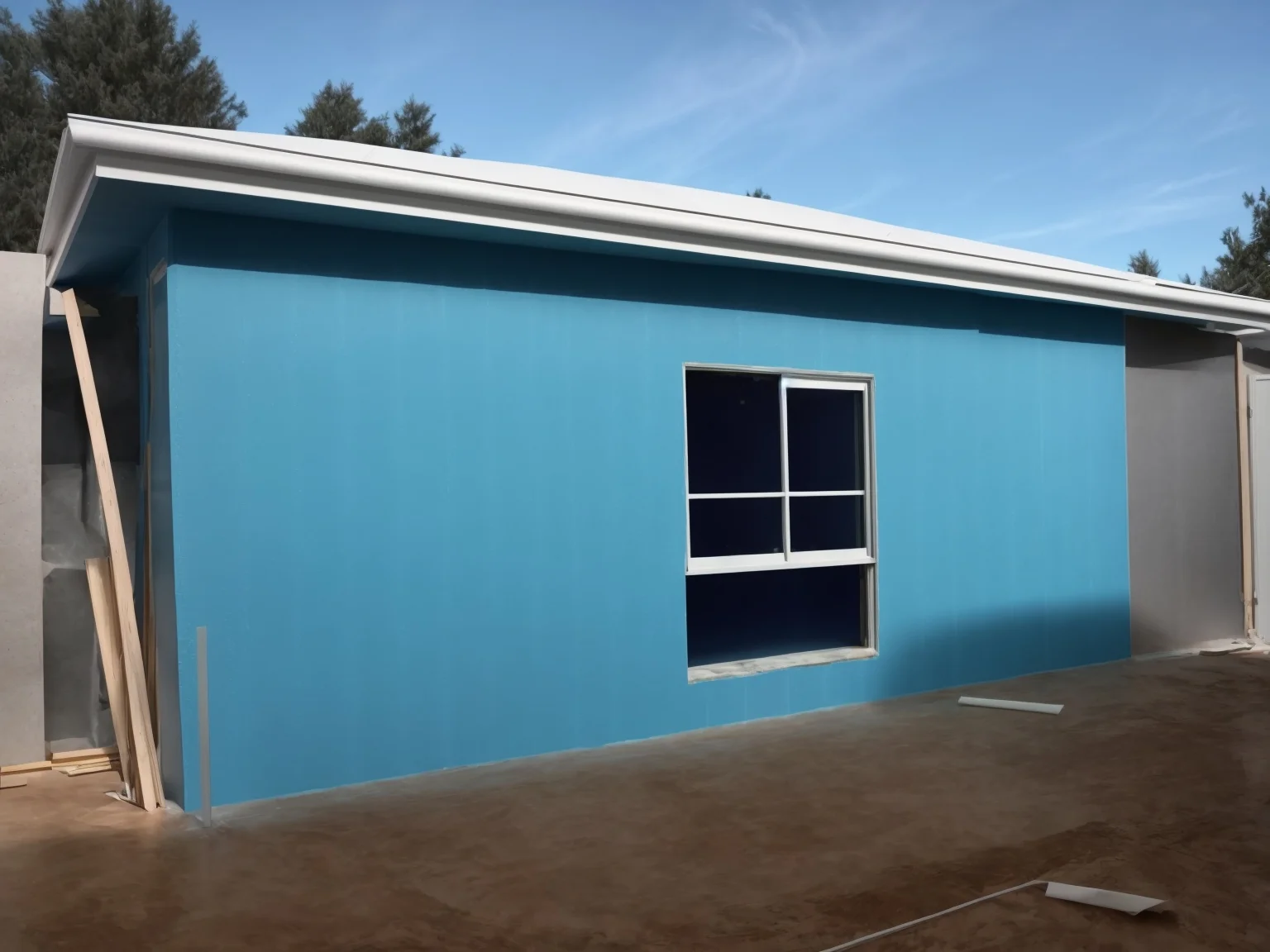 Painting Blueboard - Tiny House & Small Apartment Living